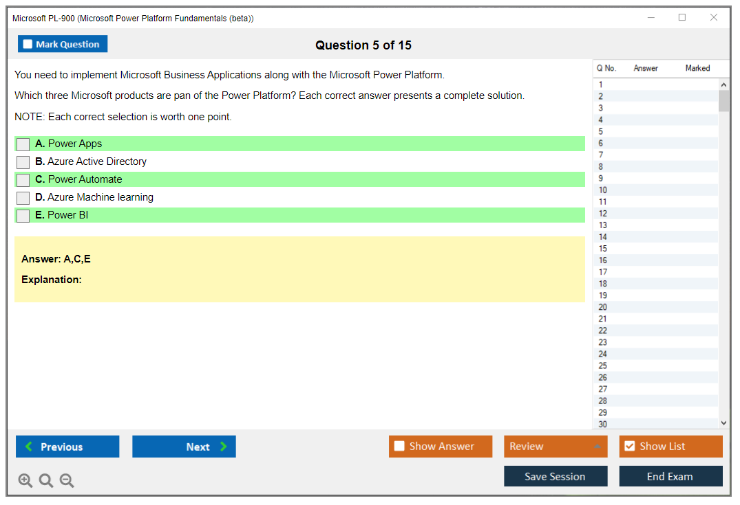 Microsoft Certified Power Platform Fundamentals Certification Real 2022 ...
